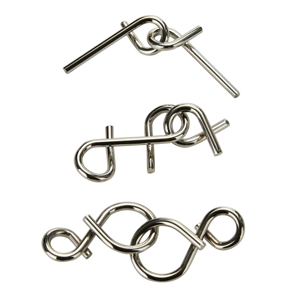 8 Sets/pak Metalen Ambachten Educatief Puzzels Spe... – Vicedeal