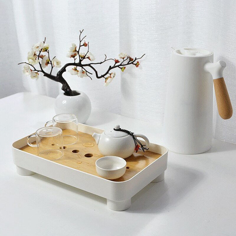 Mini Bamboo Chinese Gongfu Tea Tray Table Box With... – Vicedeal