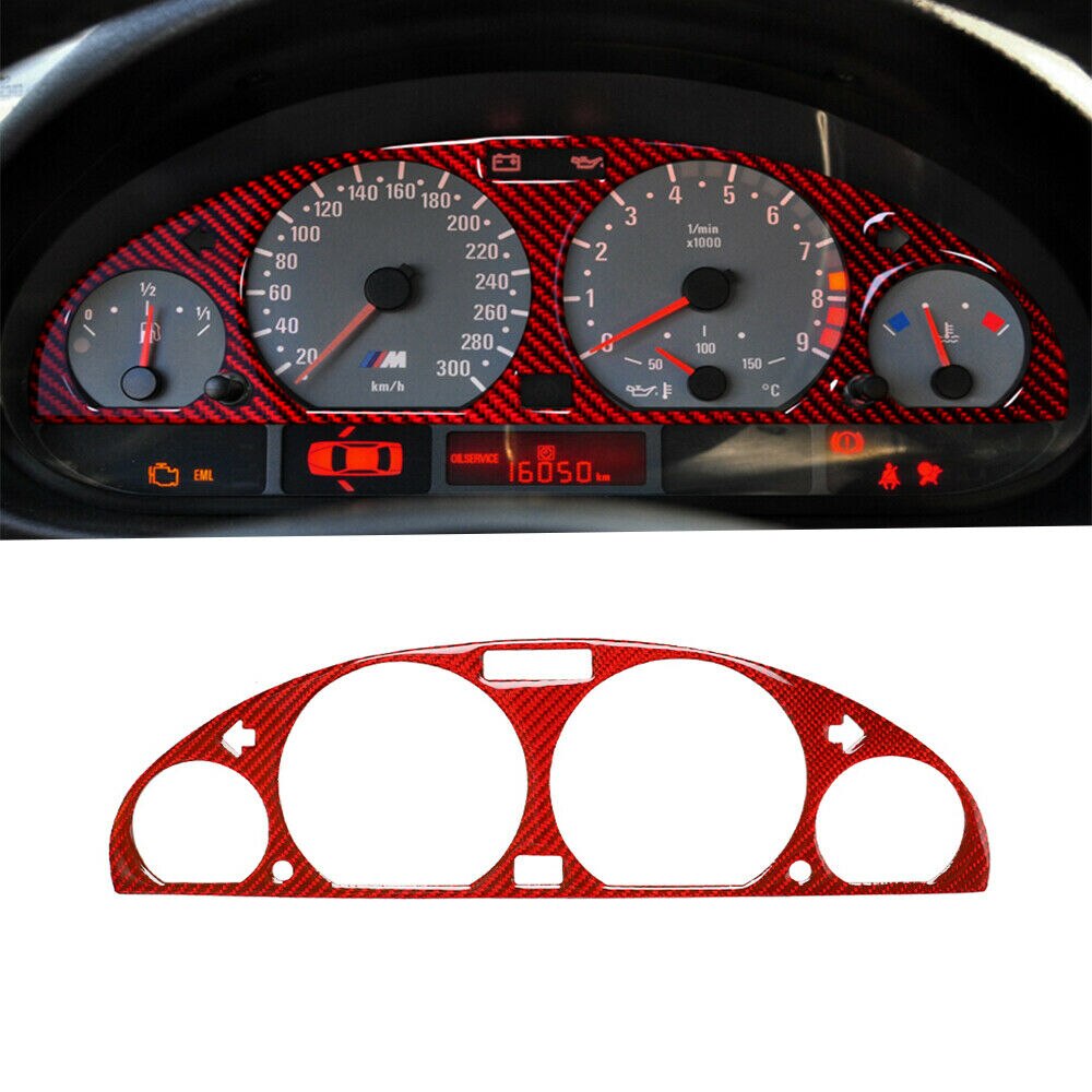 Red Dashboard Panel Decoration Sticker Dashboard C... – Grandado
