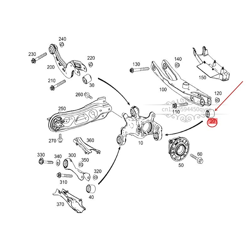 Achterwiel schorsing bus Gids staaf lager Lente sw... – Grandado