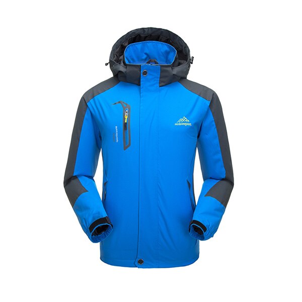 Waterproof Jacket Men Outdoor Camping Ski Coat Hoo... – Grandado