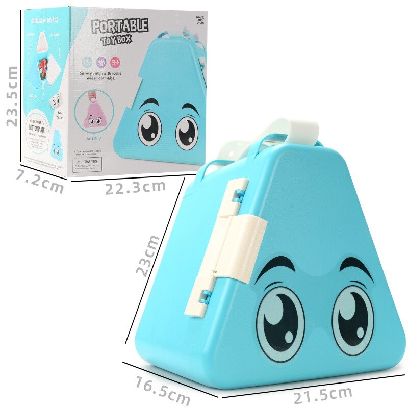 Block Toy Storage Box Portable Storage Box Childre... – Grandado