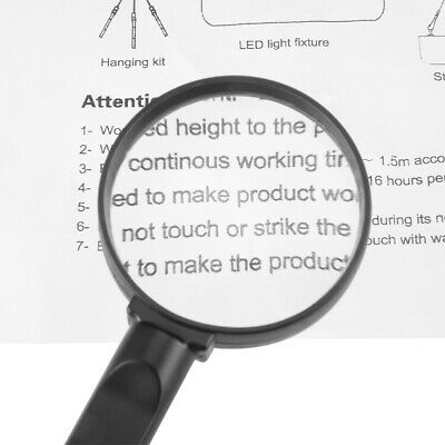 50mm 5X Handheld Magnifying Glass Lens Magnifier B... – Grandado