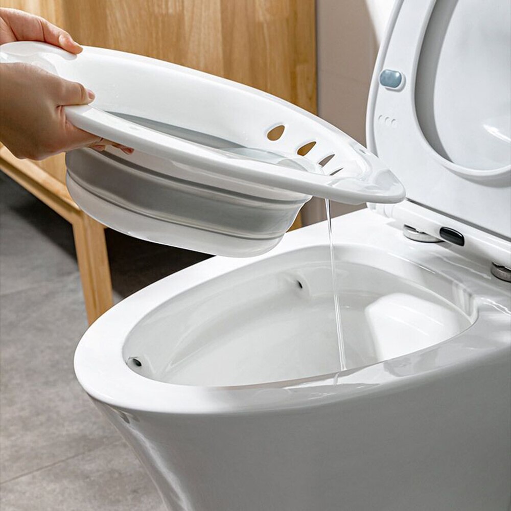 Sitz Bath Toilet Seat Collapsible Seat Sitz Sitz B... – Grandado
