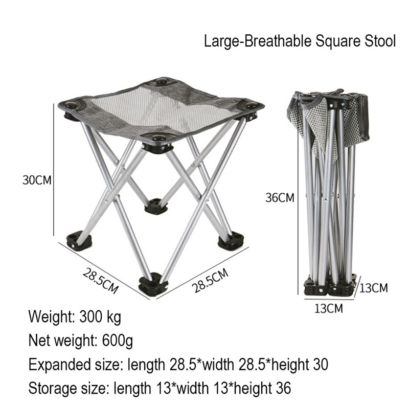 Stainless Steel Folding Bench Outdoor Portable Ret... – Vicedeal