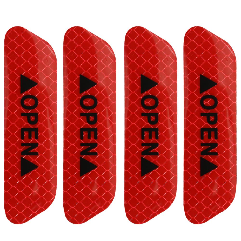 4pcs Car OPEN Reflective Tapes Sticker Auto Door W... – Vicedeal