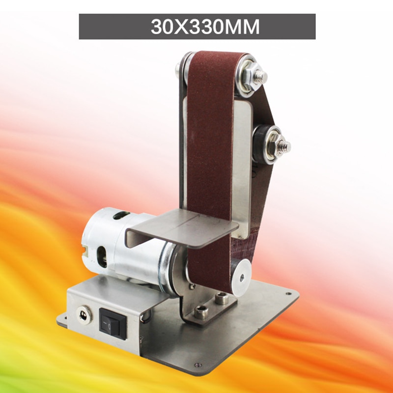 Mini båndsliber slibemaskine slibebånd slibemaskin... – Vicedeal