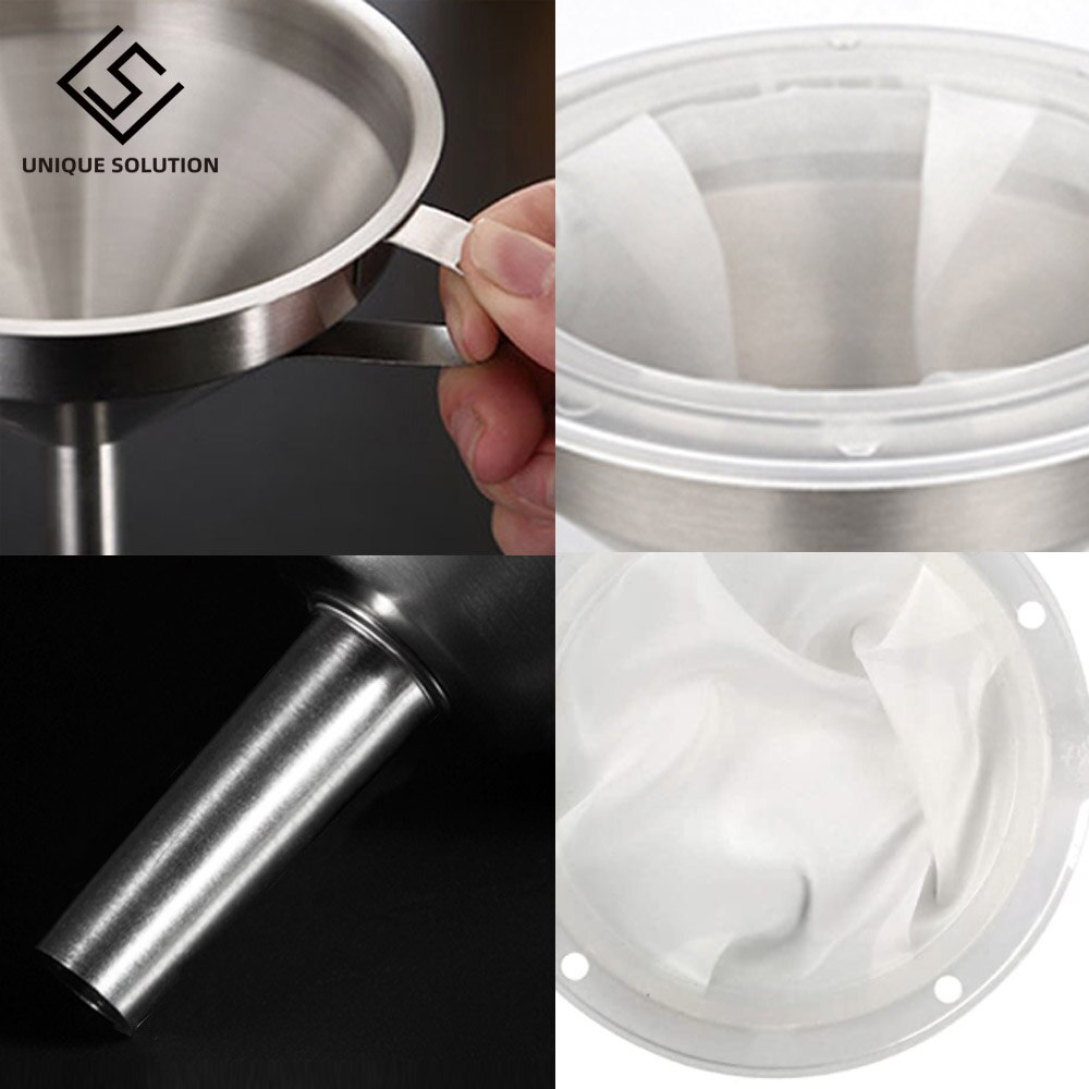 3D Resin Filter Funnel 13cm 304 Stainless Steel Ki... – Vicedeal