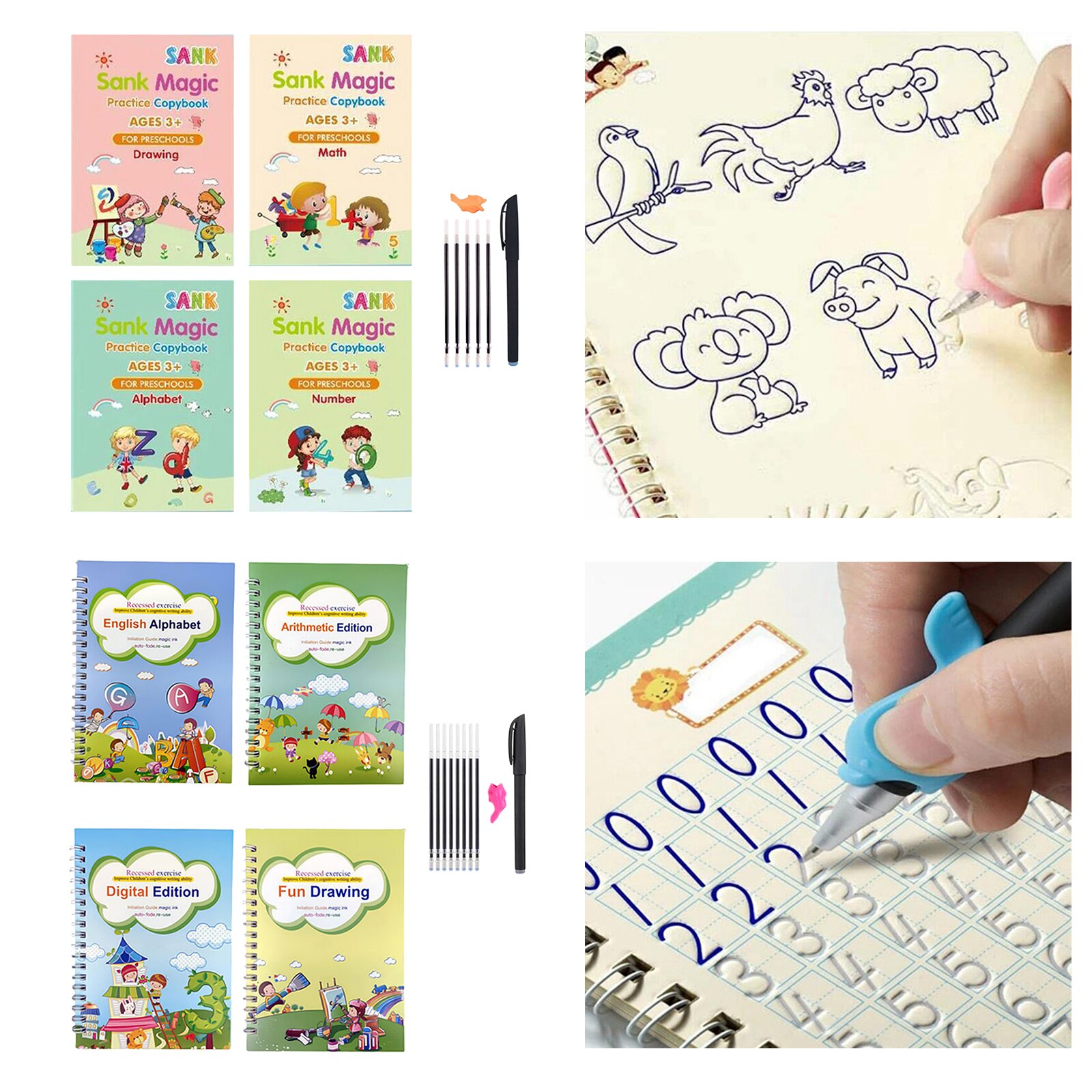 Libros de escritura para niños y niñas, libros de ... – Grandado