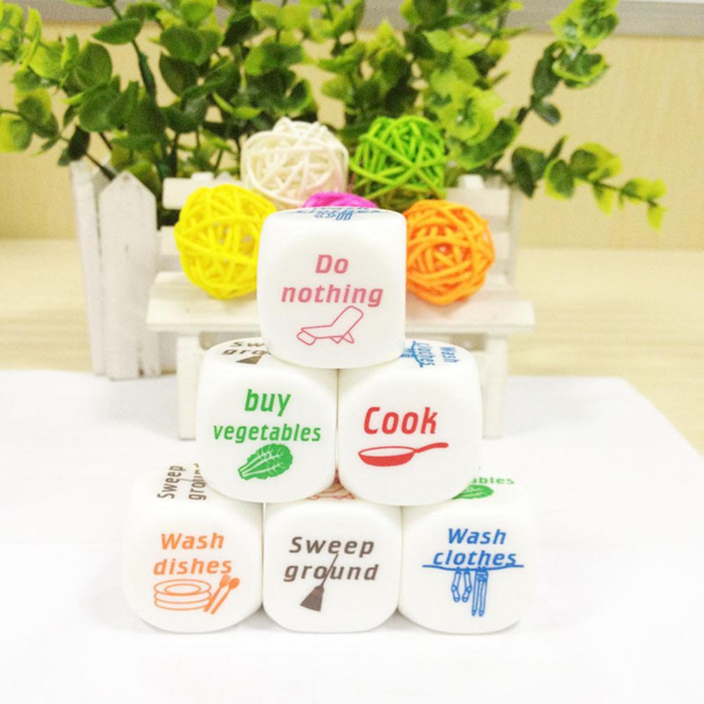 1pc Housework Duties Dice Game Die – Vicedeal