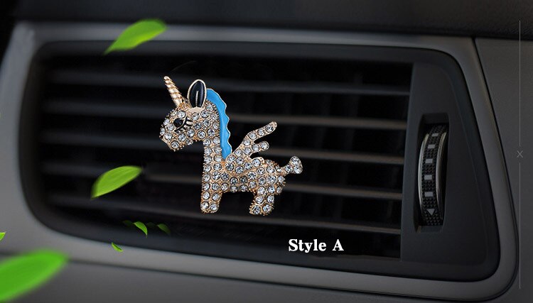 Unicorn car air freshener perfume bottle diffuser ... – Vicedeal