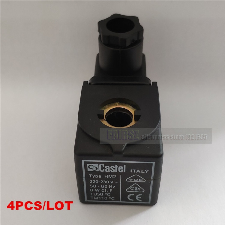 4PCS Castel coil 9100/RA6 for solenoid valve AC/DC... – Vicedeal