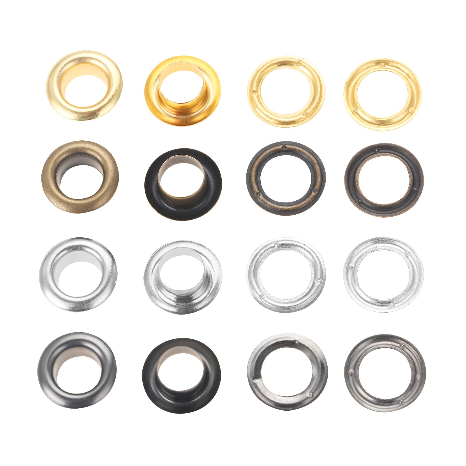 200Sets Copper Grommets Eyelets 4 Color Strong And... – Grandado