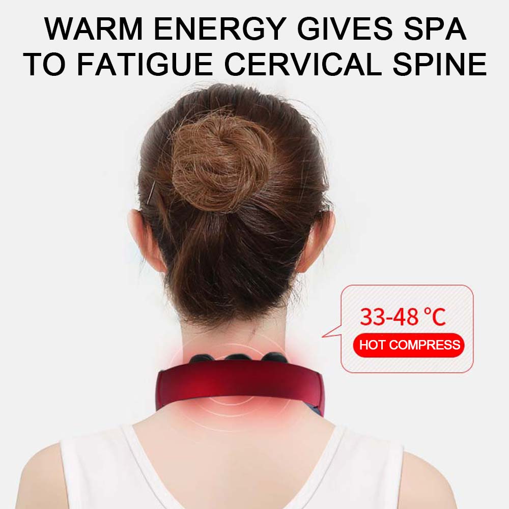 Electric Neck Massager Body Neck Relax 4 Modes ABS... – Grandado