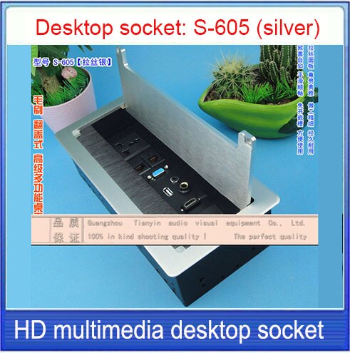 Borstel clamshell multifunctionele desktop socket/... – Vicedeal