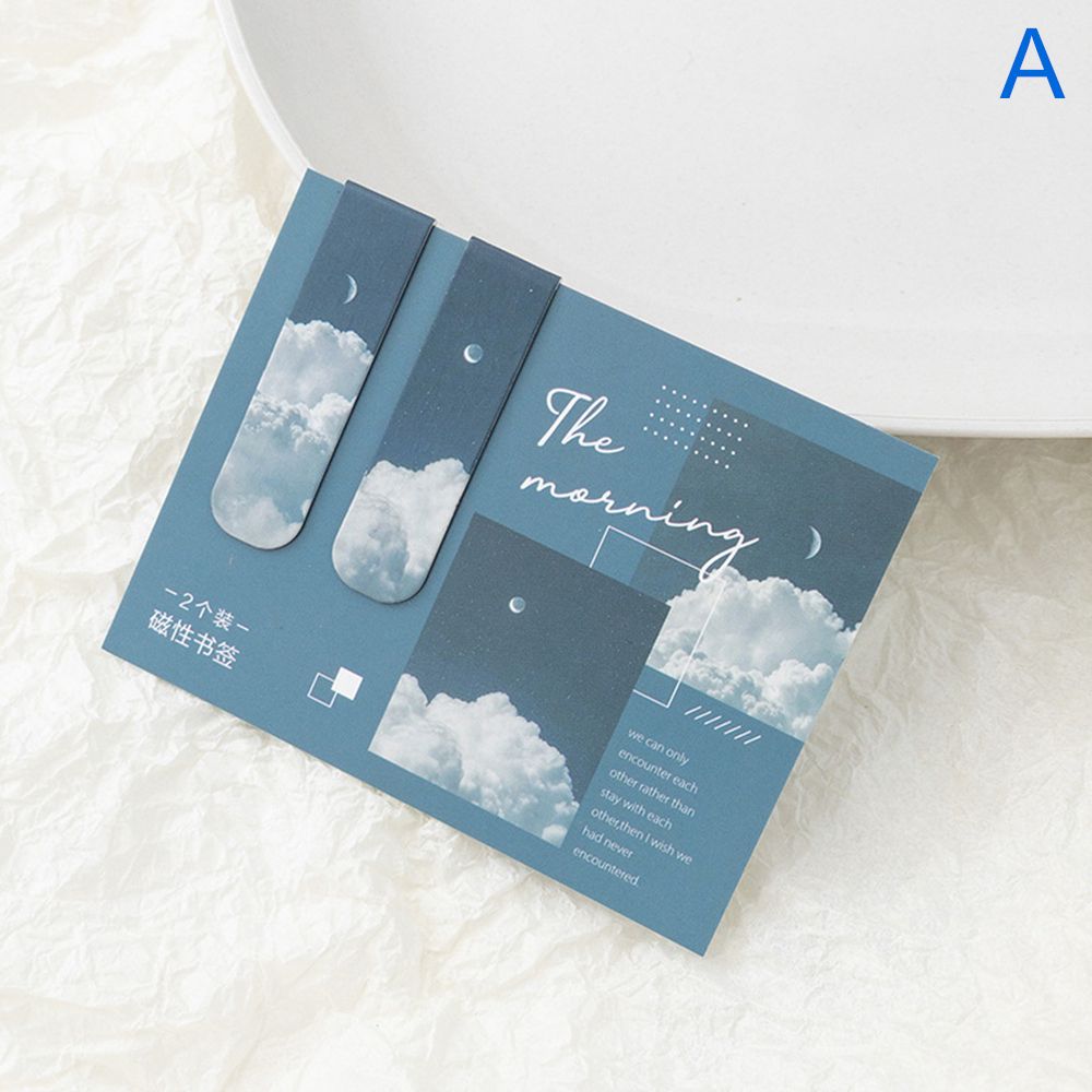 2Pcs Nature Scenery Magnet Bookmark Magnetic Readi... – Vicedeal