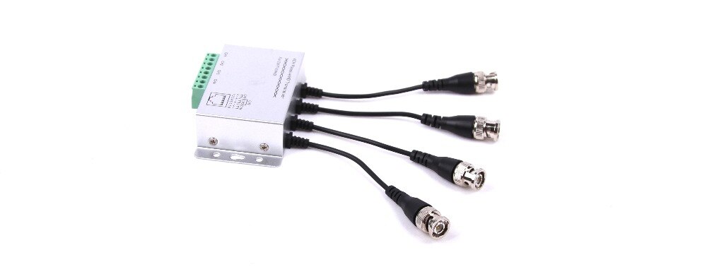 CCTV 4CH Passive Video BNC to UTP rj45 coax adapte... – Grandado