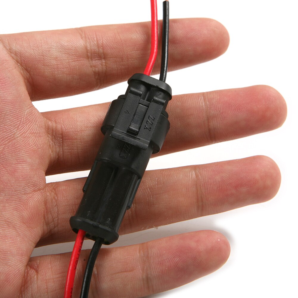 10 Set 2 Pins Car Waterproof Electrical Connector ... – Grandado