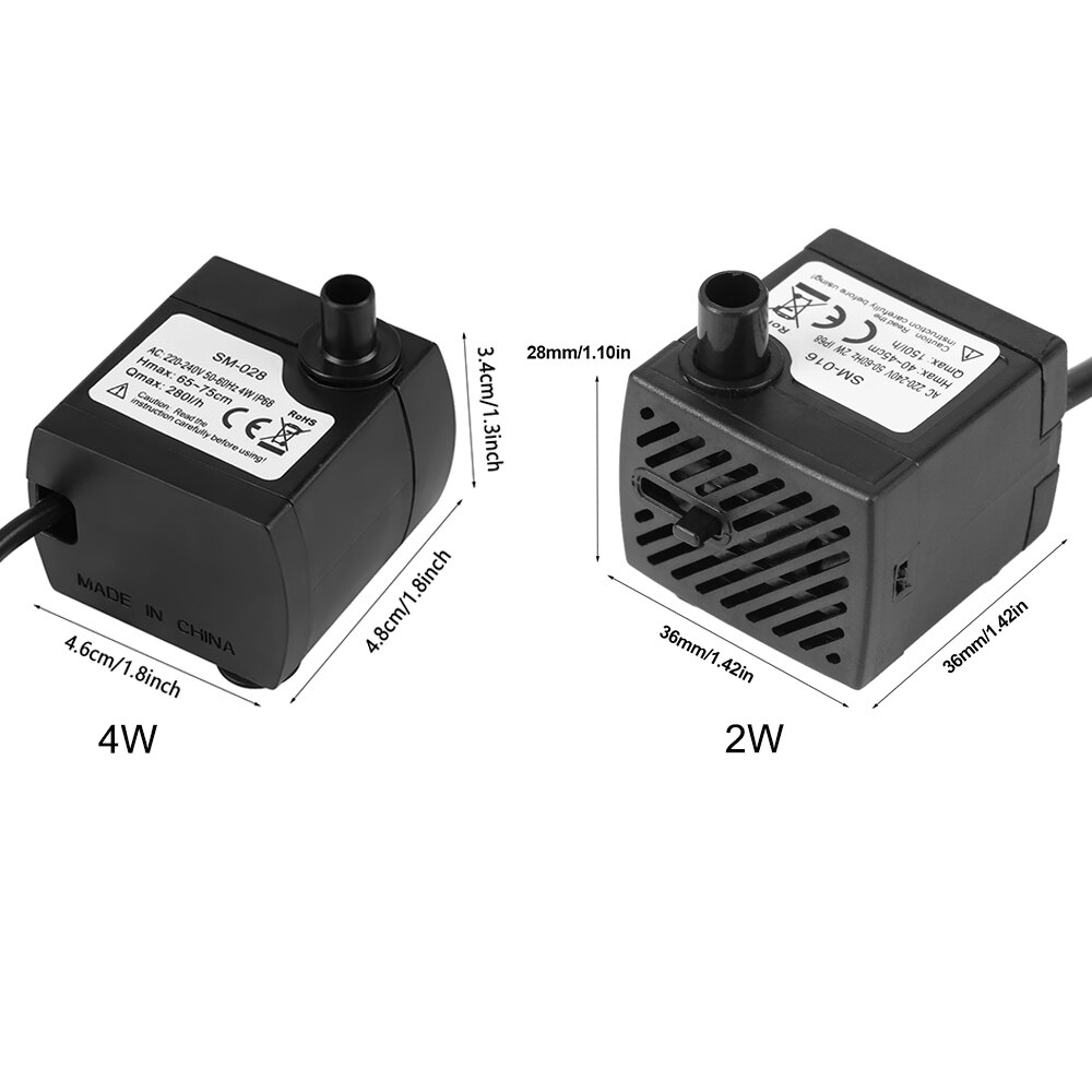 Water Pump Ultra-Quiet Submersible Water Fountain ... – Grandado