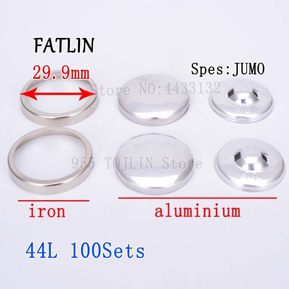 100 sets 24l-44l zoom beklede stoffen knopen diy h... – Grandado