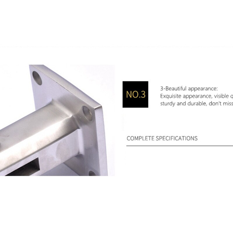 304 Stainless Steel Grade Square Frameless Swimmin... – Grandado