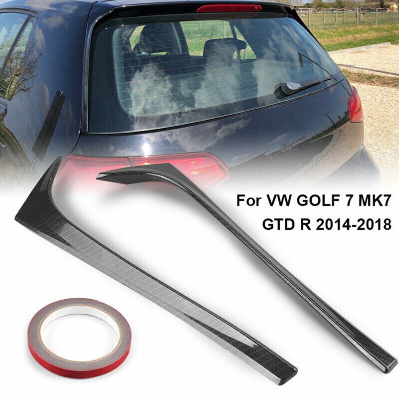 1 Pair Rear Window Side Spoiler Canard Splitter Ca... – Grandado