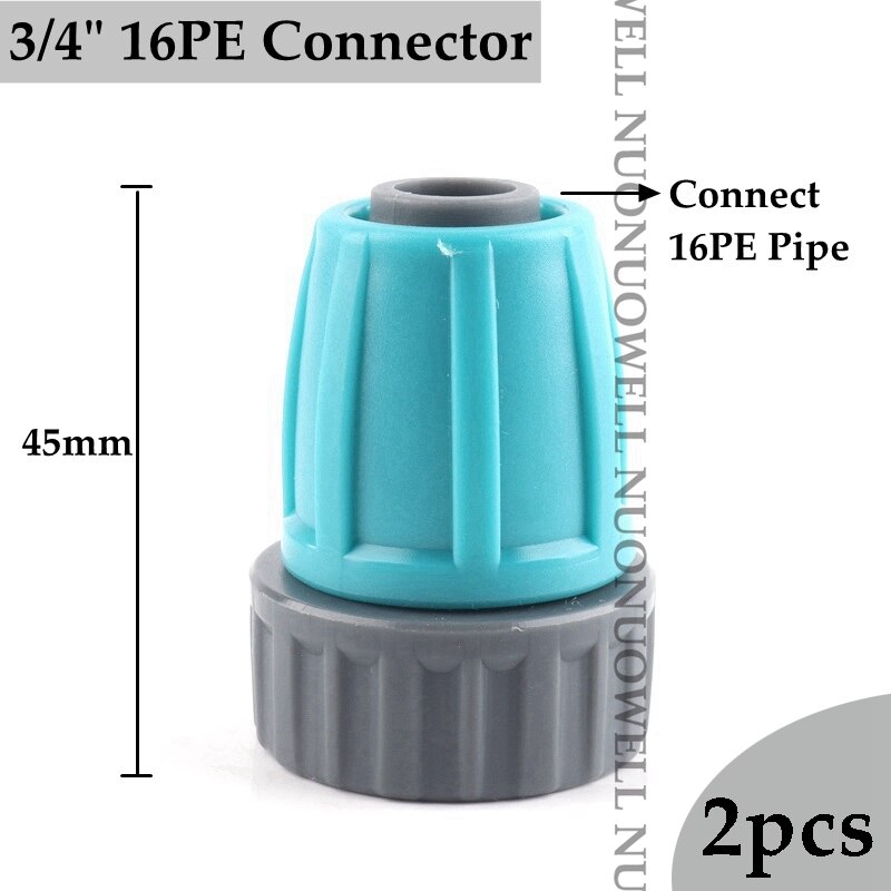 2pcs 16mm LDPE Pipe Fittings Garden Water Connecto... – Grandado