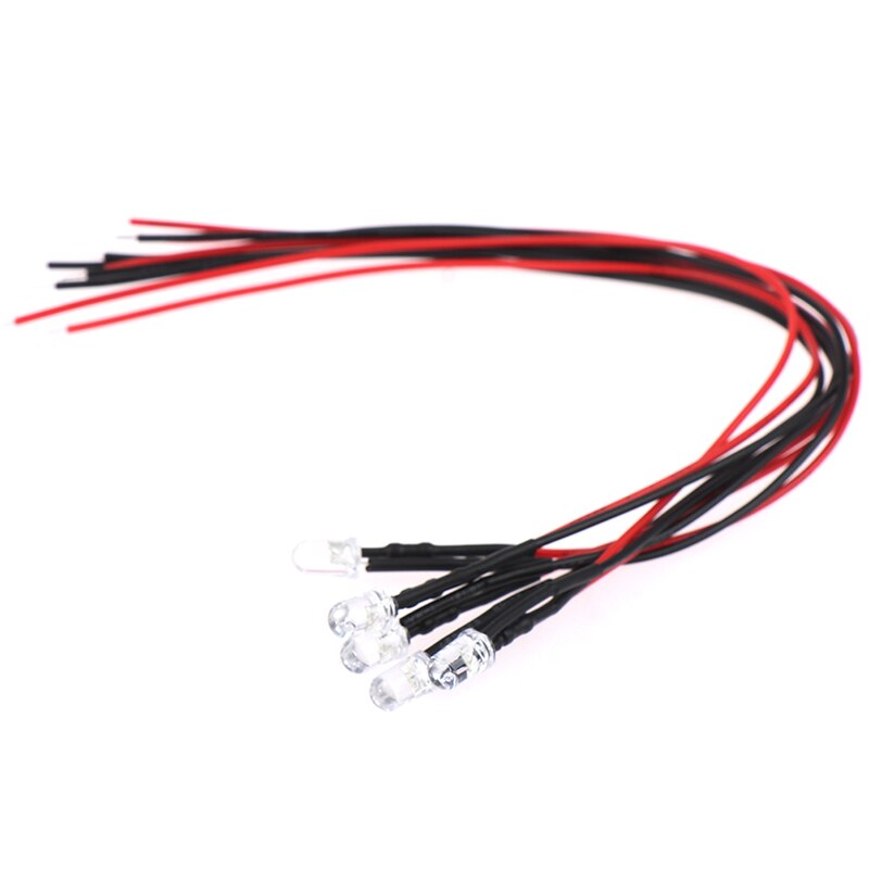 5X Min F3 3Mm 20Cm Pre Wired Led Ronde Licht Lamp ... – Grandado