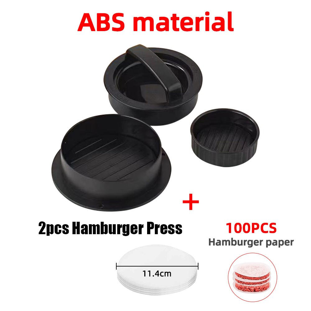 2pcs 3 in 1 Burger Press Patty Stuffed Burger Make... – Vicedeal