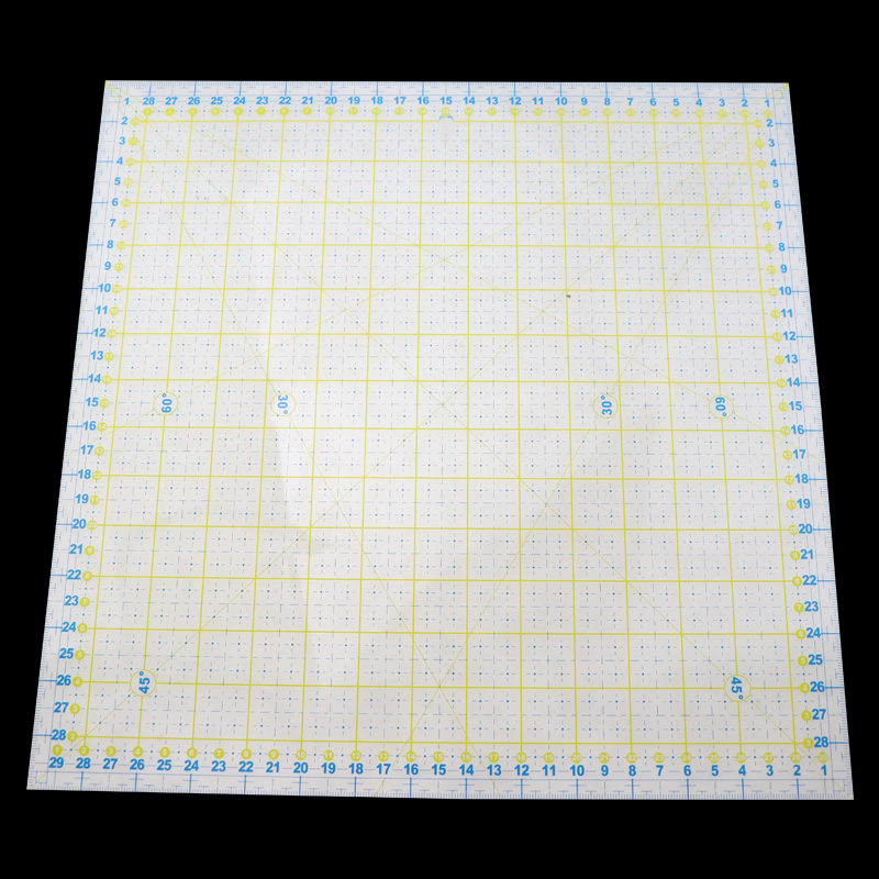 Acrylic Patchwork Ruler Sewing Ruler 30*30 Square ... – Grandado