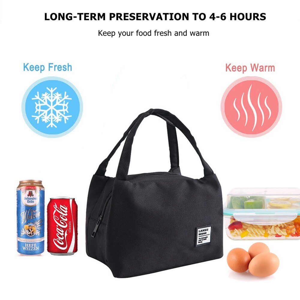 PULISI Zipper Lunch Bag Tote Bag Lunch Bag for Wom... – Vicedeal