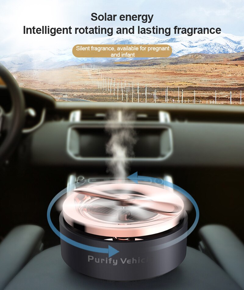 Car Solar Aromatherapy Perfume Solid Perfume Silen... – Grandado