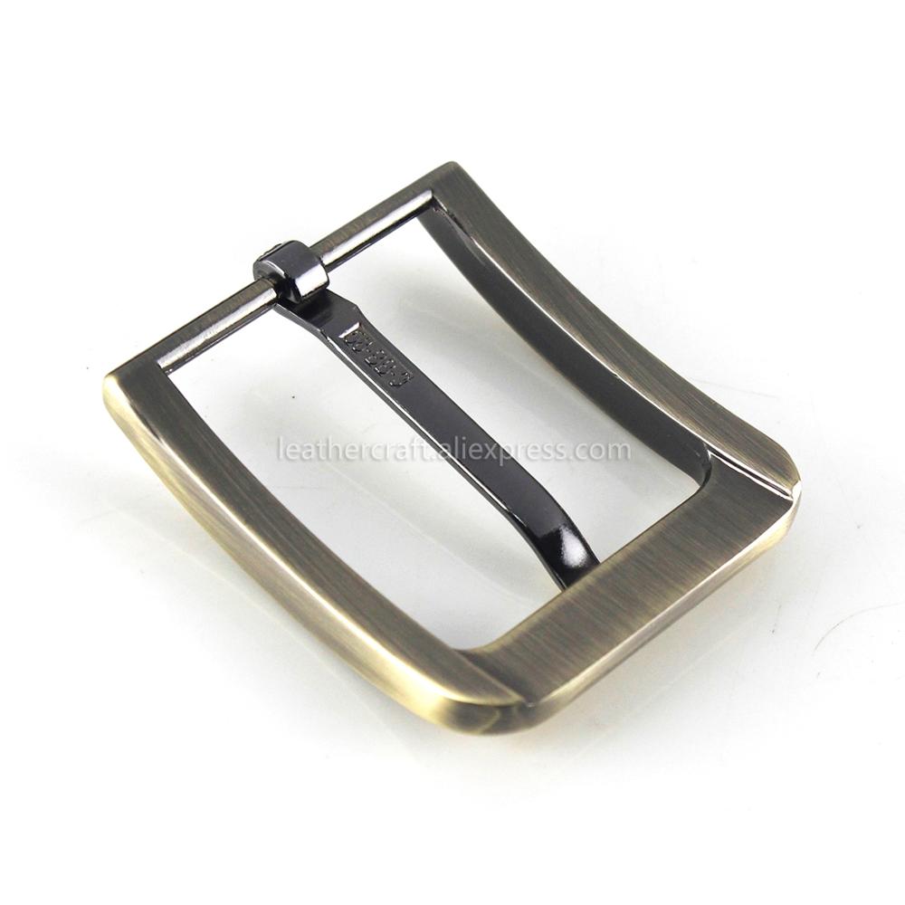 1x Metal 40mm Brushed Belt Buckle Middle Center Ha... – Grandado