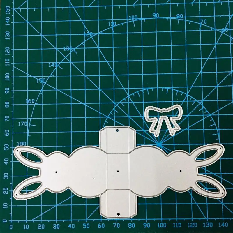 Metal Die Cut Craft Cutting Dies Box 3D Rabbit Bun... – Grandado