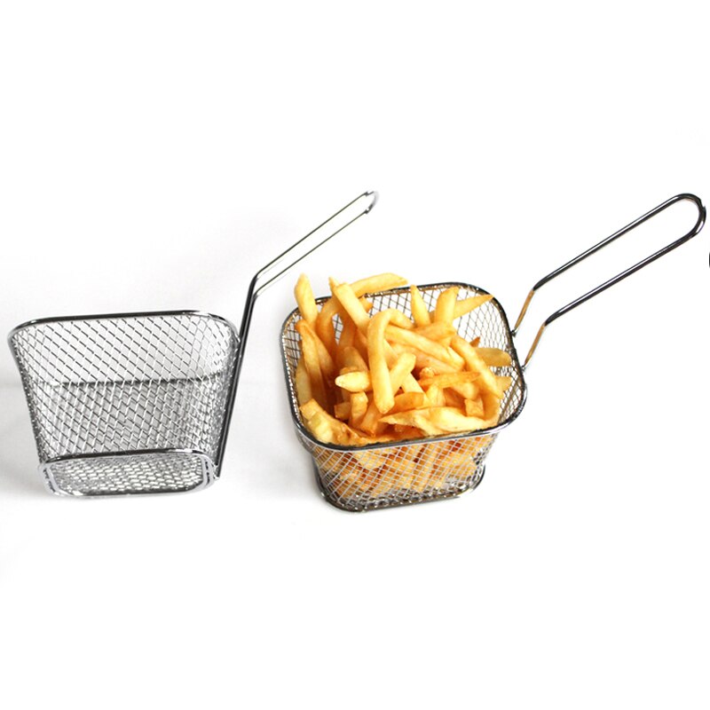French Fries Mini Fry Basket Chips Fryer Mesh Stra... – Grandado