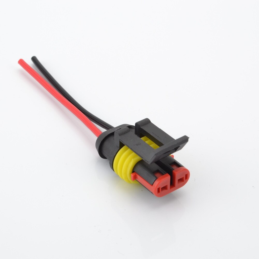 2 Pin Way Verzegelde Waterdichte Elektrische Draad... – Vicedeal
