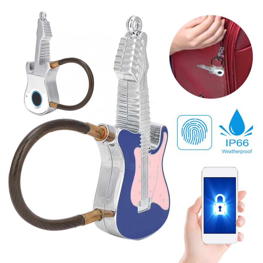 Semiconductor Smart Bluetooth Padlock Fingerprint ... – Grandado