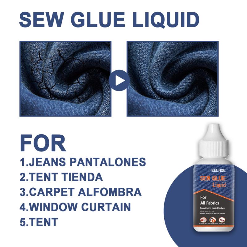 Fabric Sew Glue Liquid Sewing Ultra-stick Instant ... – Grandado
