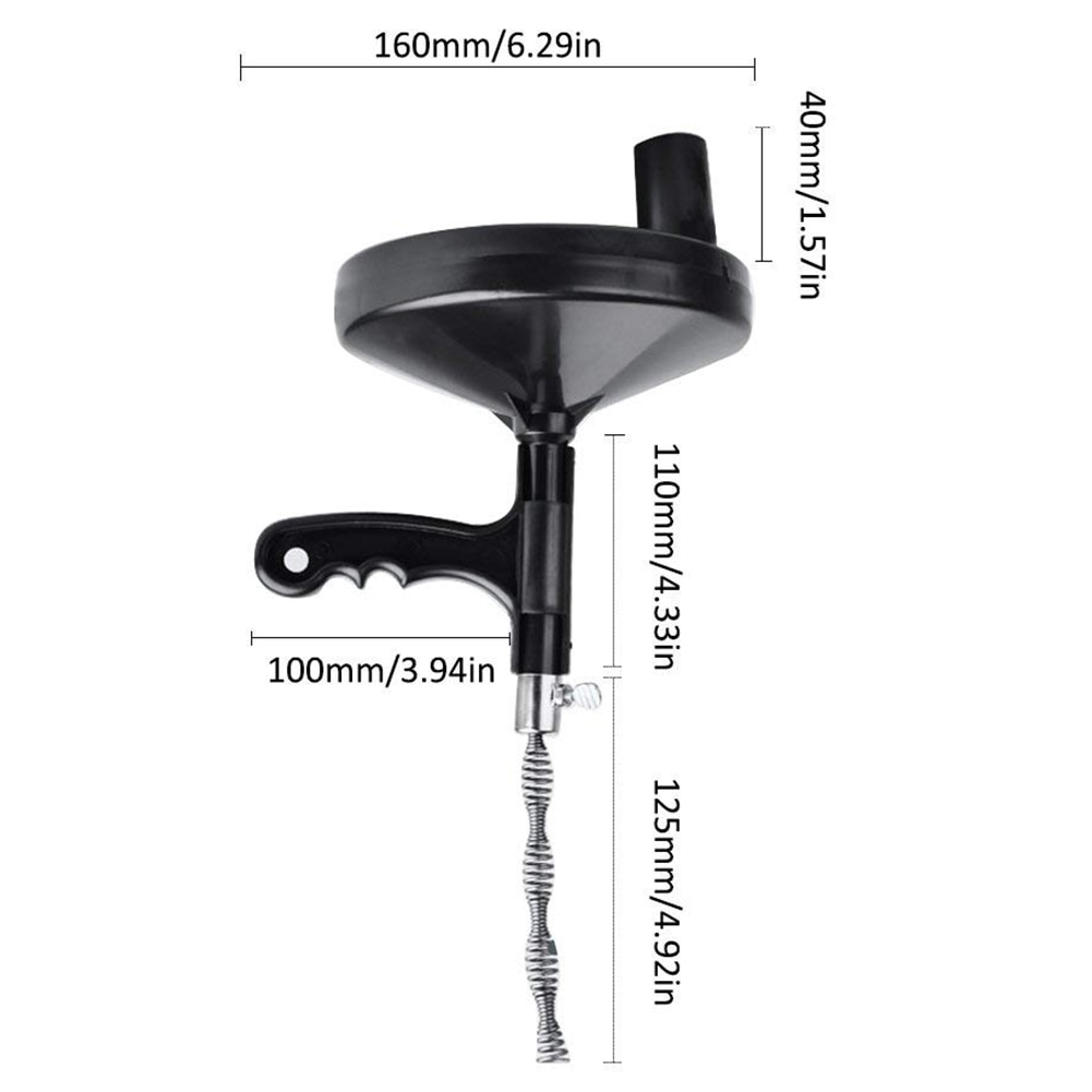 Home Pipe Hand-Operated Drain Auger Multiple Speci... – Grandado