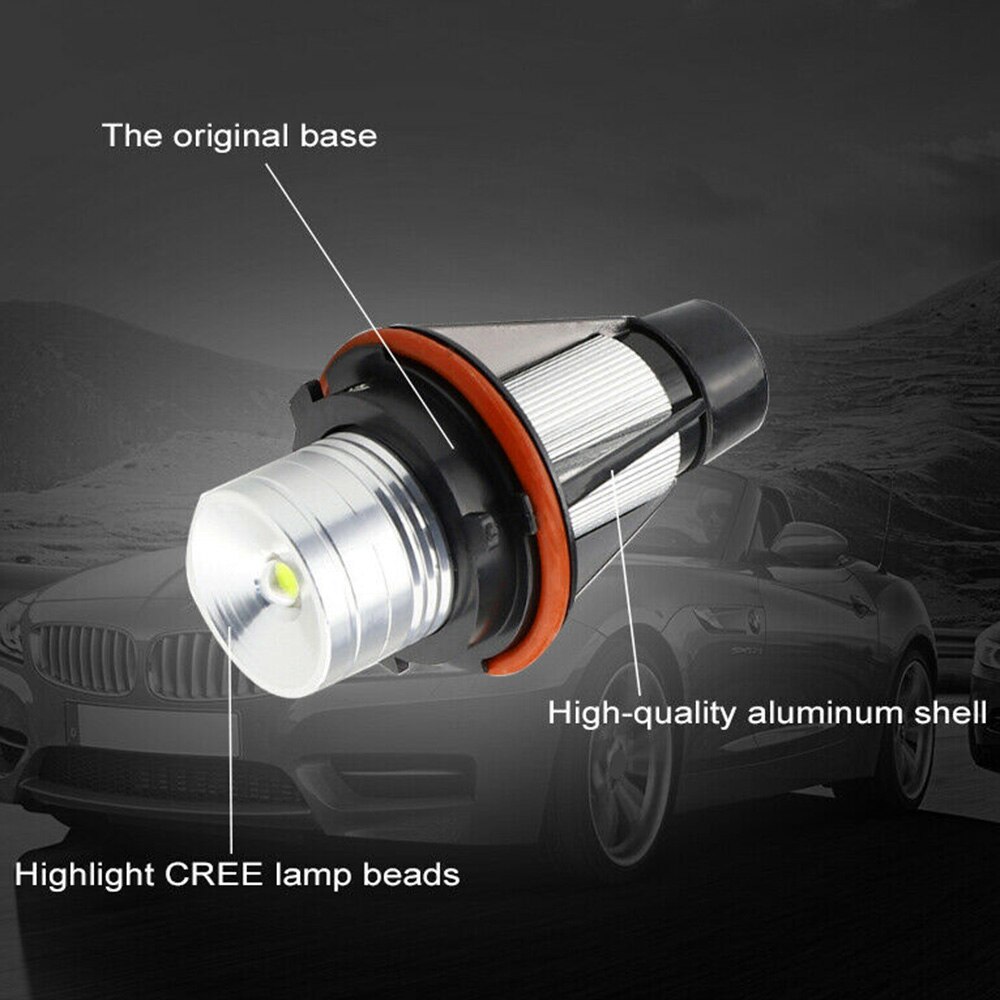 525i Angel Eye Halo Lamp E60 550i Auto Mistlamp An... – Grandado