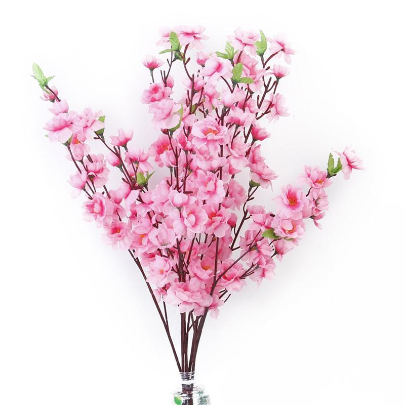 Fleurs de pêche artificielles, 6 pièces, fleurs dé... – Grandado