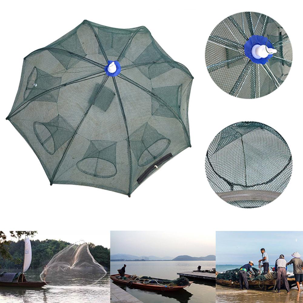 Fishing Net 8 Upgrade Holes Green Monofilament Fol... – Grandado