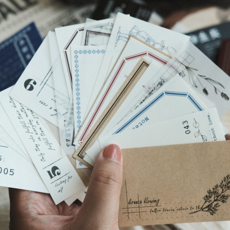 Flower labels Tag Mix Material Paper Junk Journal ... – Grandado