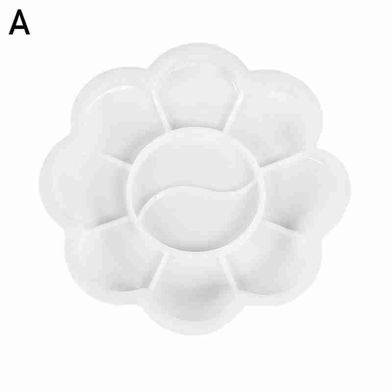 Floral Plum Rectangular Palette Mixed Color Paint ... – Grandado