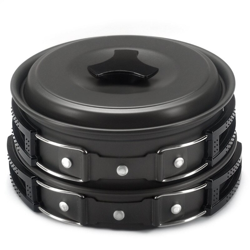 Bärbar camping servis matlagning set utomhus kokkä... – Grandado