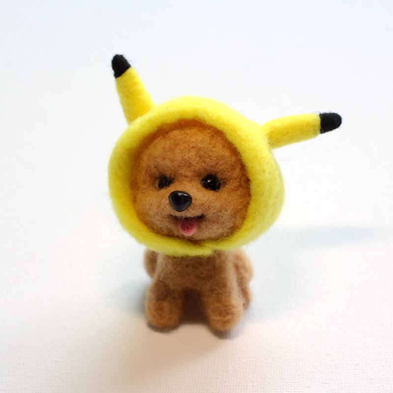 5Colors of Teddy Needle Felt Animals DIY Craft Kit... – Grandado