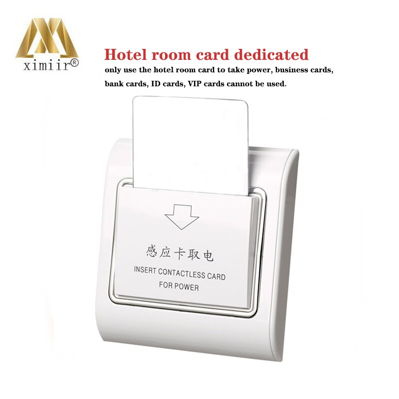 White Exit Button For Hotels Room Energy Saving Wa... – Grandado