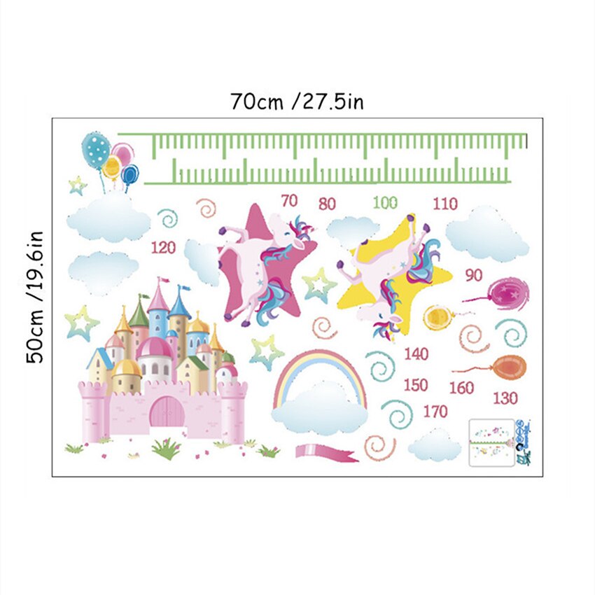 180cm children height stickers Unicorn Animal 3d v... – Grandado