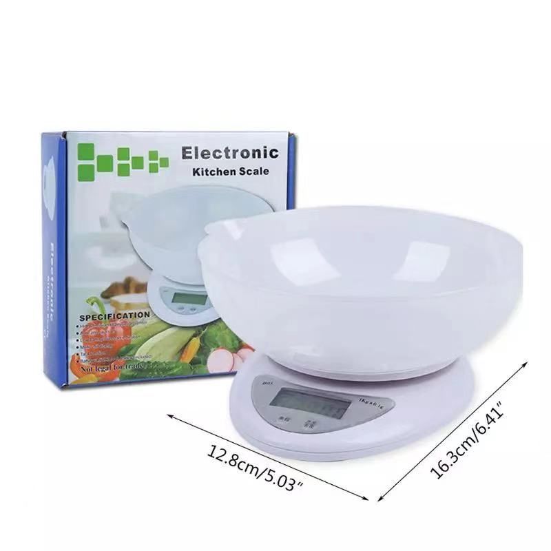 Food Kitchen5kg/1g，1kg/0.1g Food Kitchen Scales Ba... – Grandado