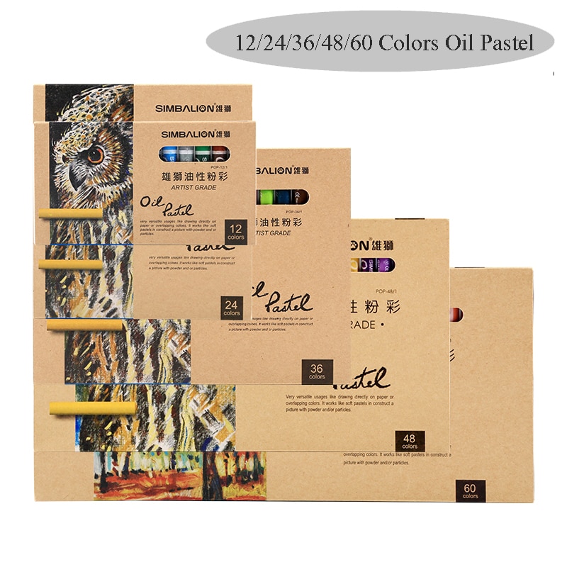 12/24/36/48/60 Colors Oil Pastel for Artist Studen... – Vicedeal